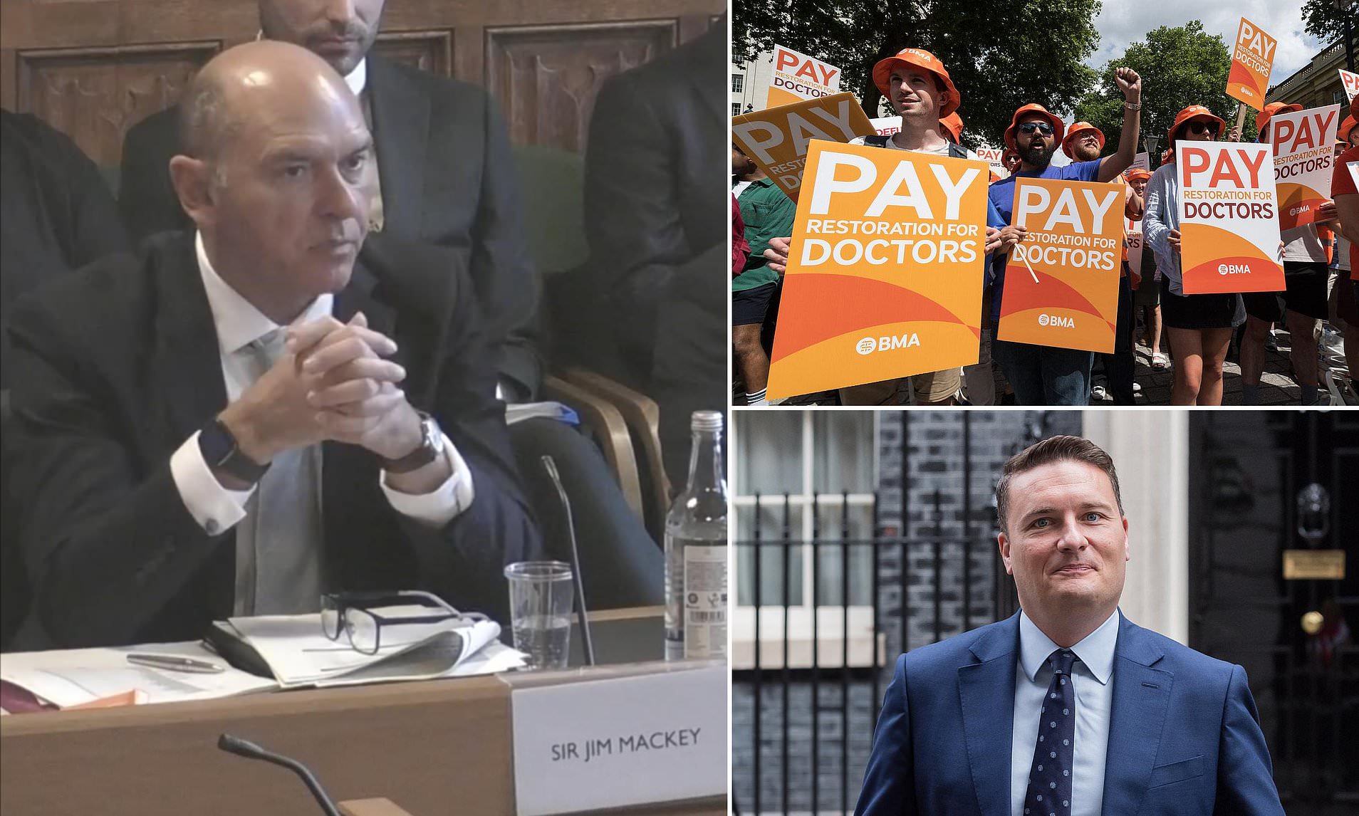 NHS CEO orders hospitals to be tough with striking doctors to prevent ...