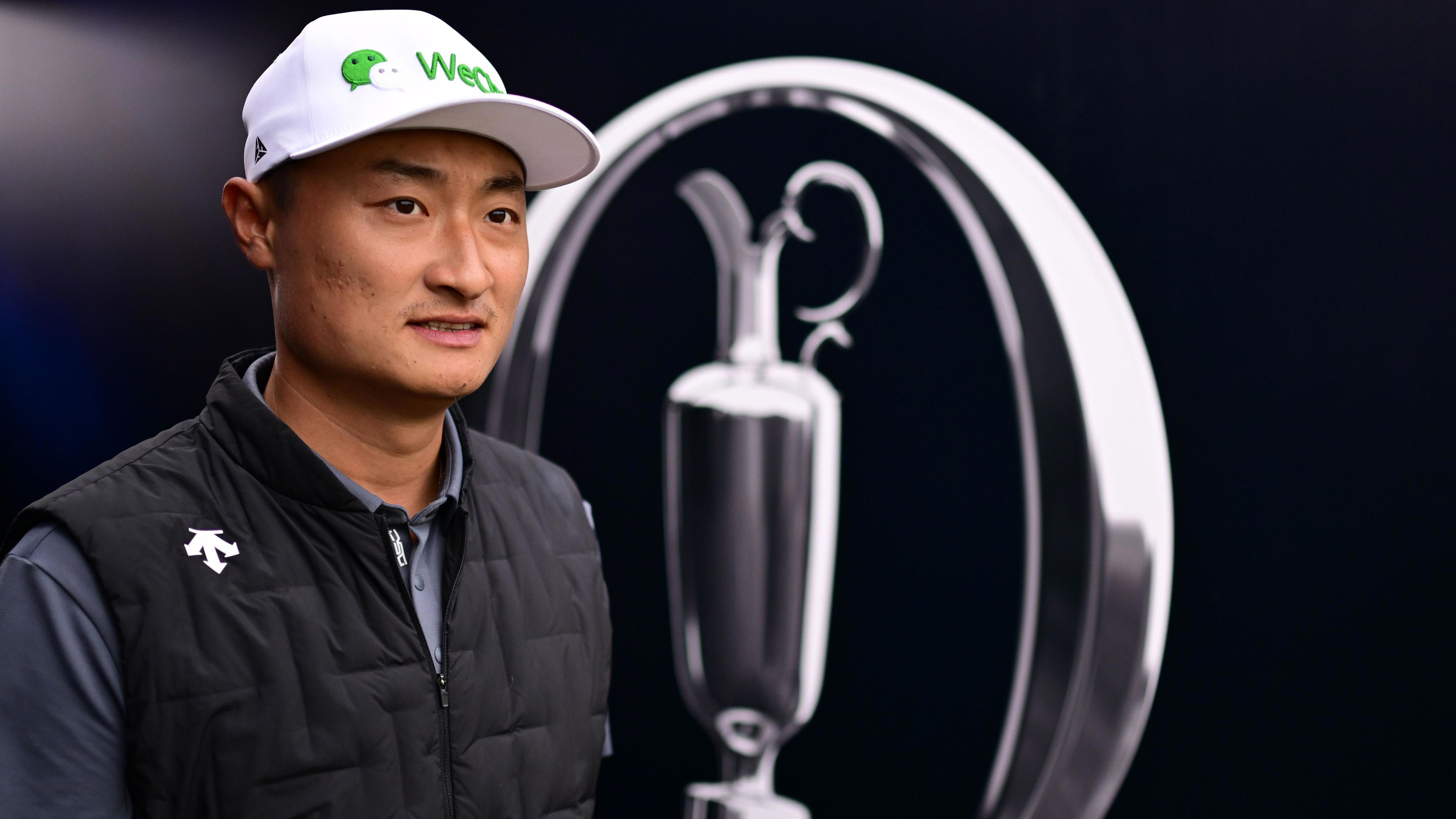 Who is the 'most handsome man in China' looking to stop Scheffler?
