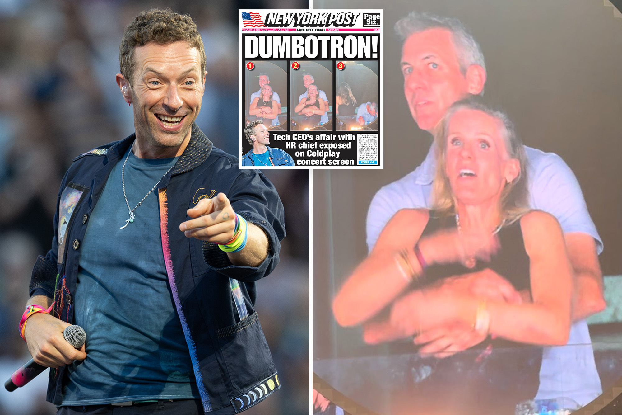 Chris Martin courts scandal again at first show since Astronomer kiss ...