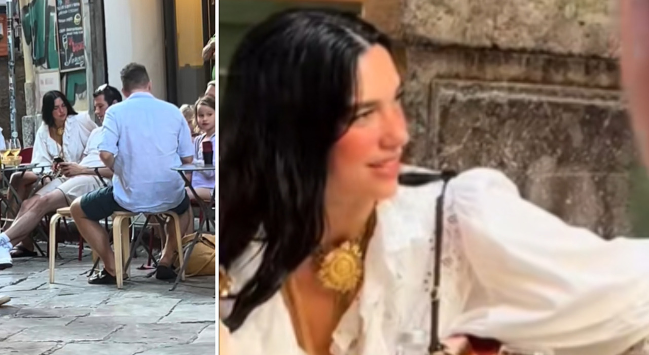 Dua Lipa a Palermo, la pop star avvistata per le vie del centro con il ...