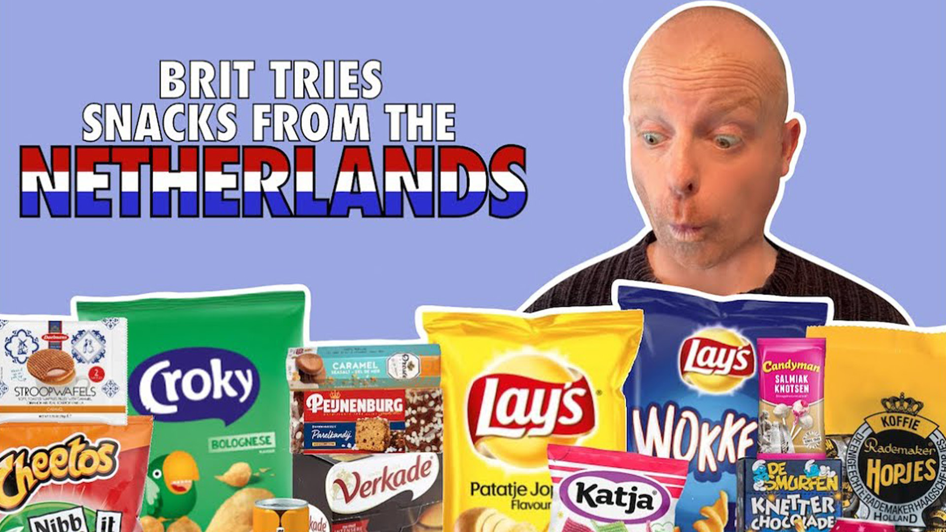 Brit Proeft Een Selectie Traditionele Nederlandse Snacks