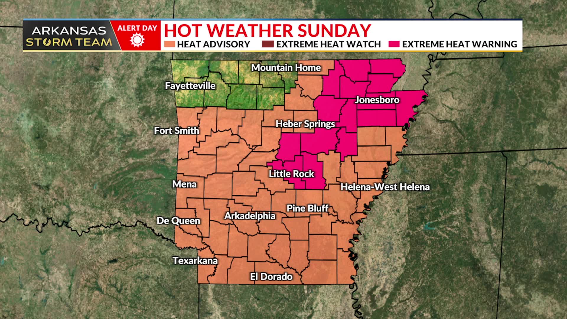 Dangerous Heat Expected Sunday