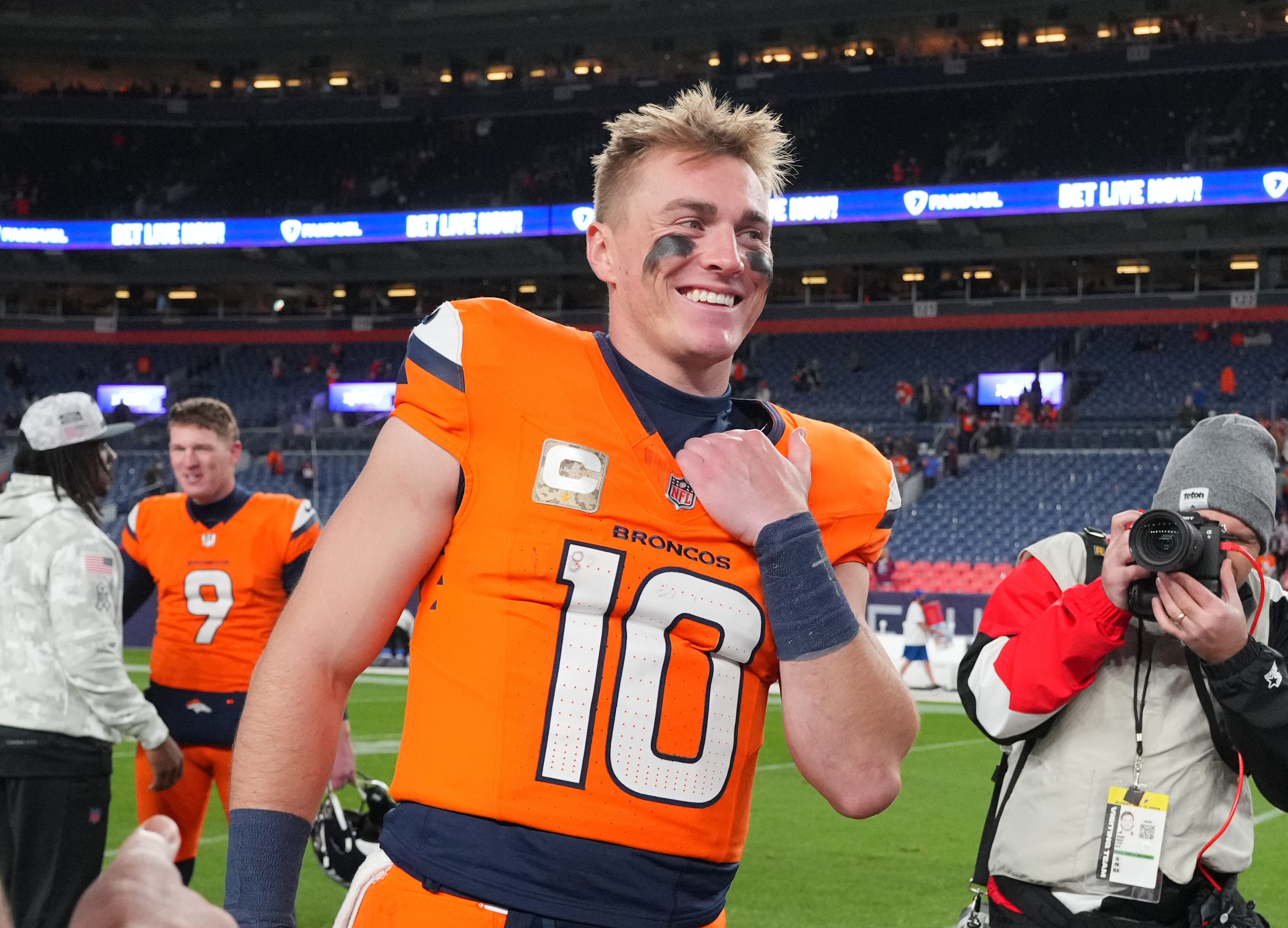 Bo Nix got at least one vote as a top-10 quarterback in the NFL