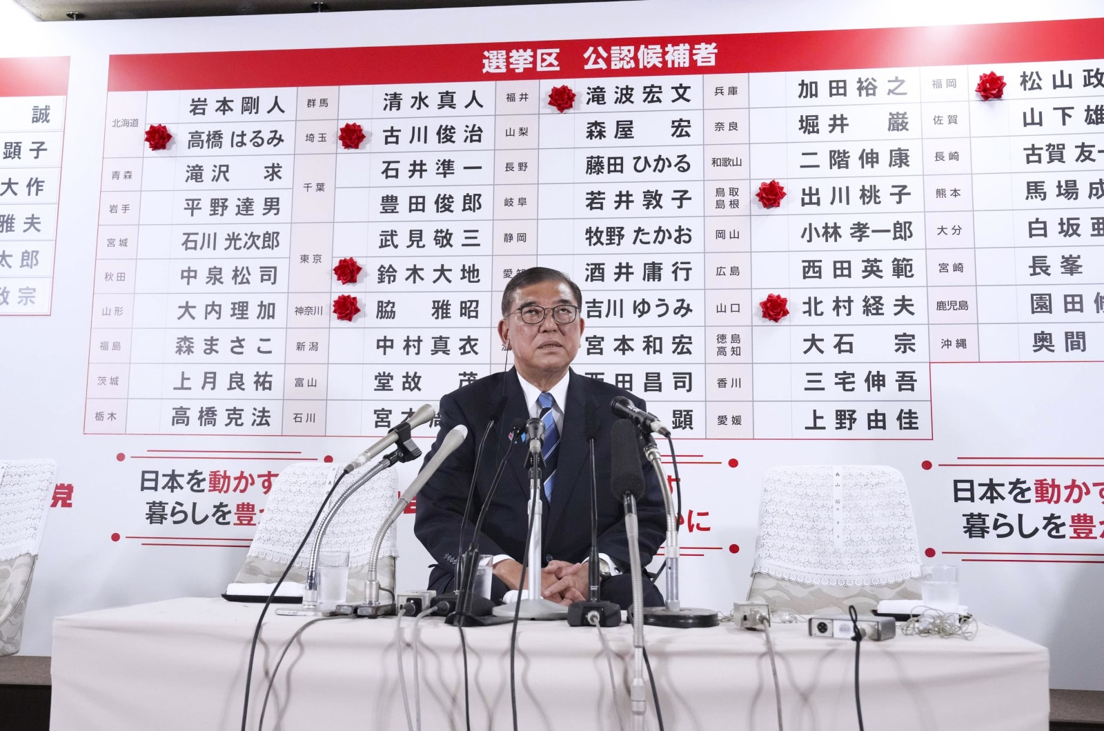 Voting underway in Japan for upper house race, with focus on majority