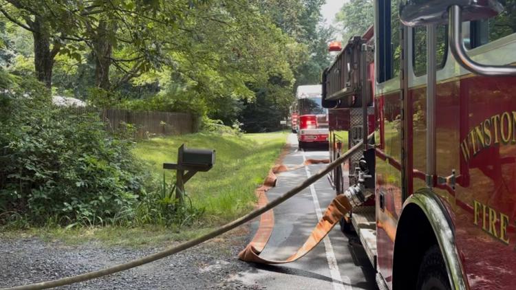 Residential structure fire in Winston-Salem leaves 1 displaced, fire ...