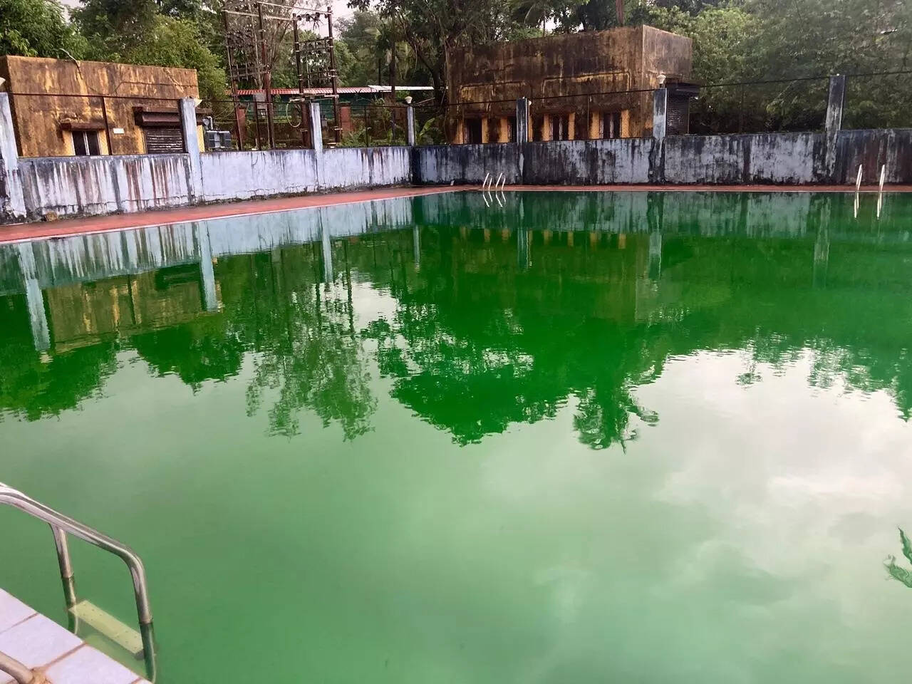 Govt swimming pool at Quepem turns into a ‘green pond’