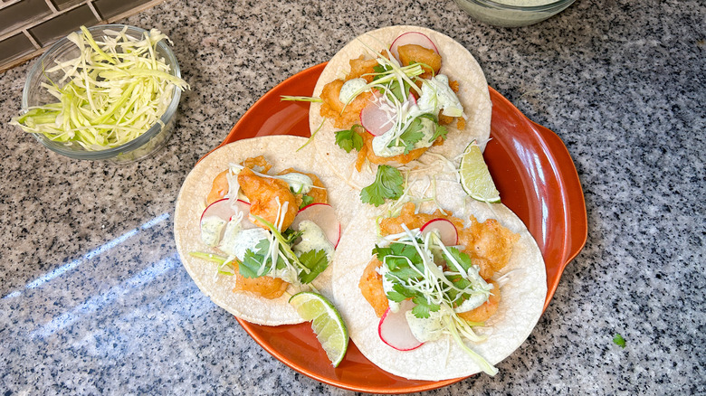 Beer-Battered Shrimp Tacos Recipe
