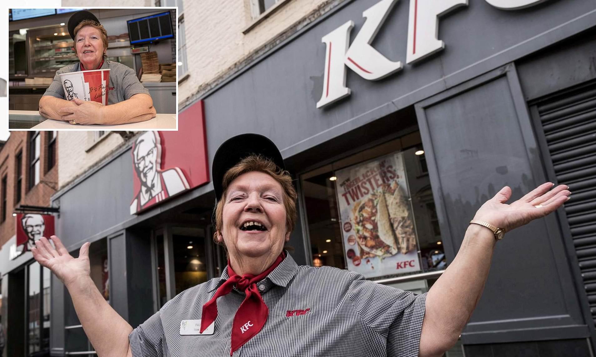 World's oldest KFC worker dies after more than four decades serving ...