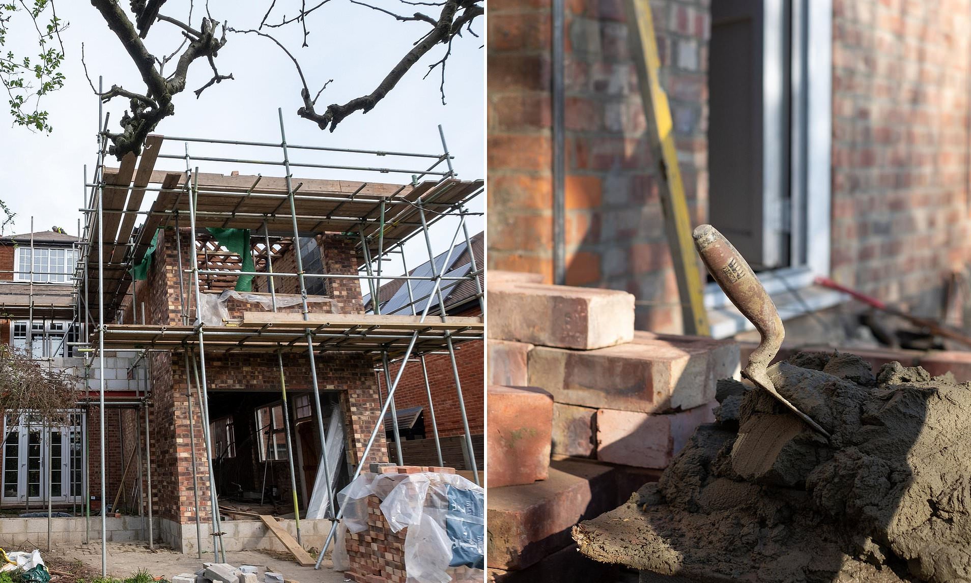 Sky-high cost of building work sends planning applications for home ...