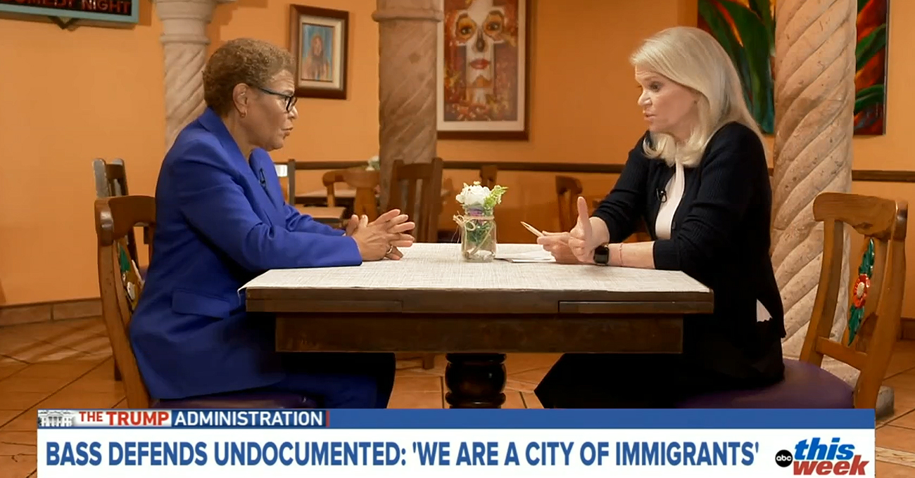 ABC’s Raddatz Contradicts LA Mayor Karen Bass on Trump Border Success ...