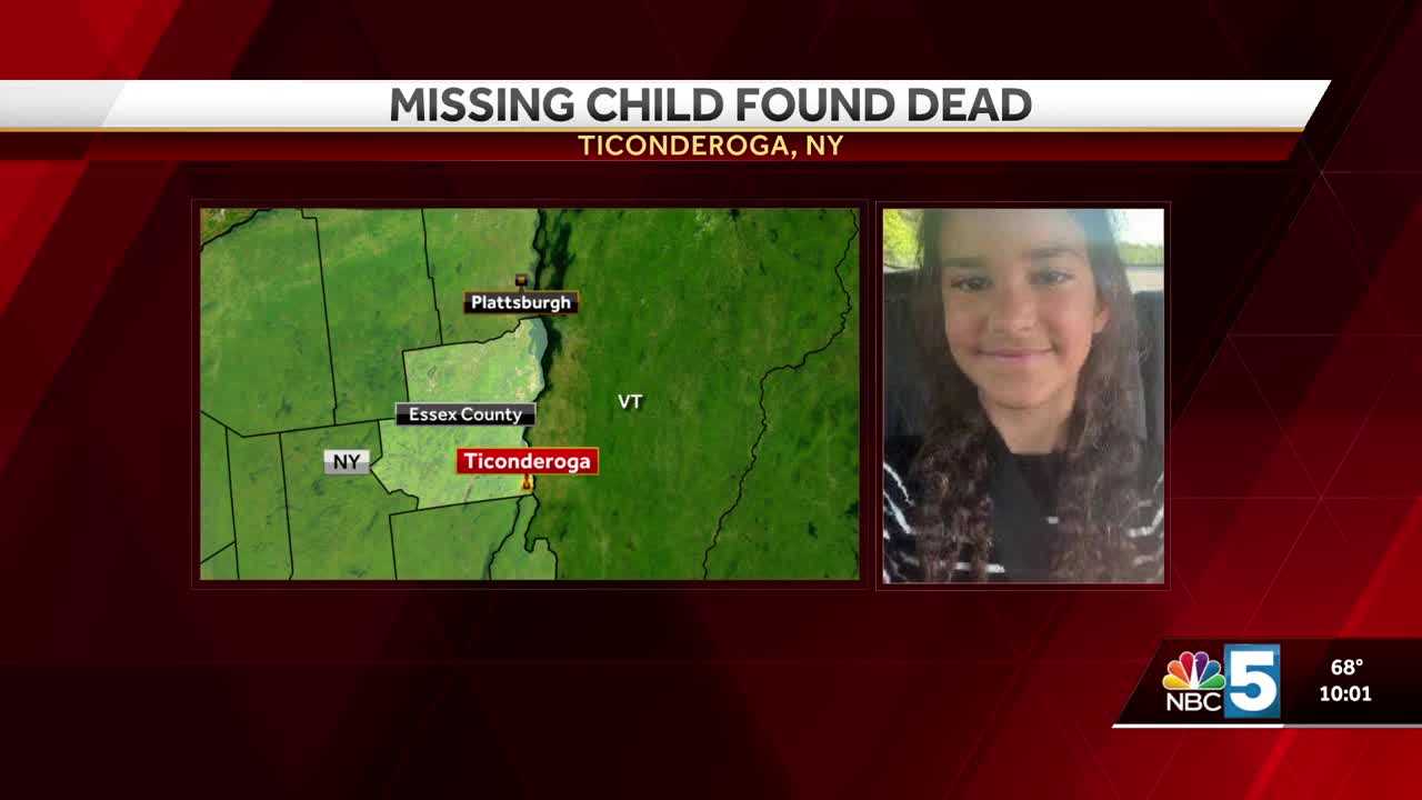 Missing 9-year-old girl found dead in Ticonderoga, police say