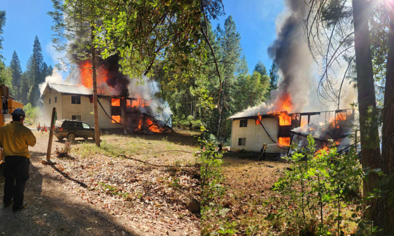 House fire in Yuba County spreads to nearby vegetation, Cal Fire says