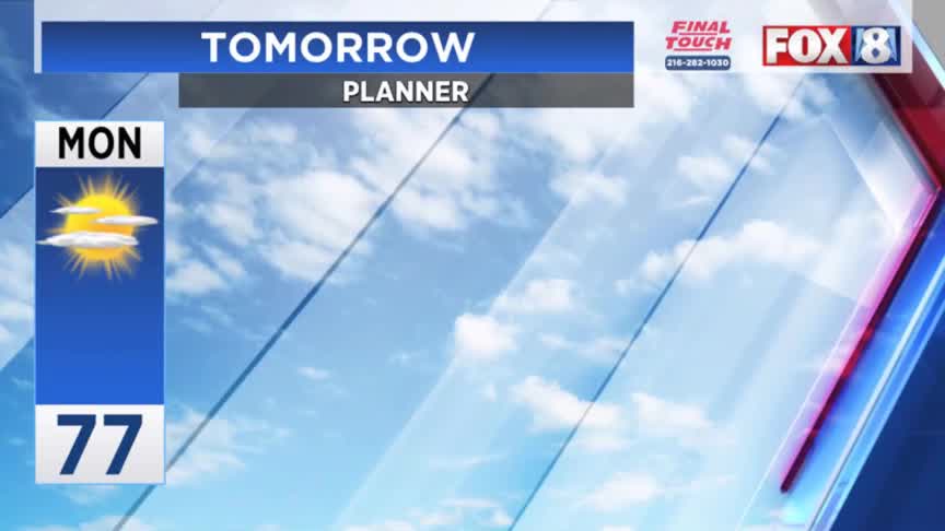 Cooler, drier air spills into NE Ohio overnight