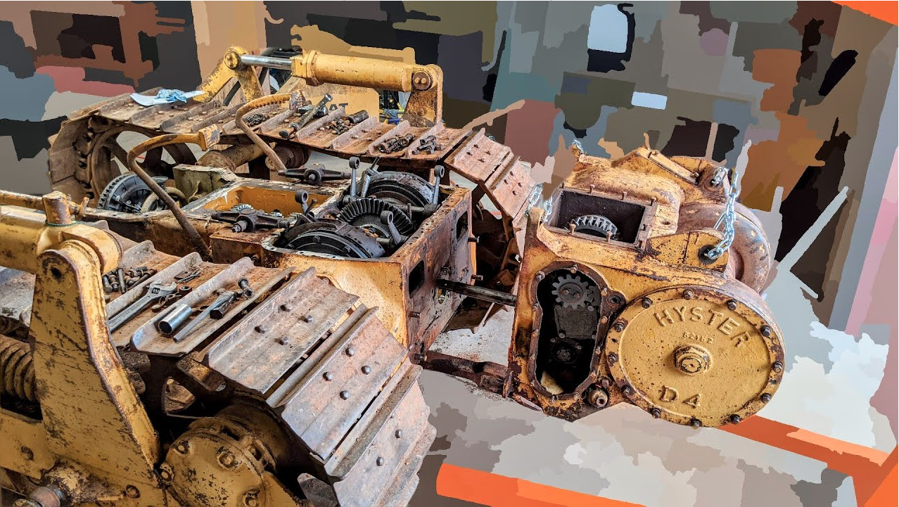 Caterpillar D4 Hyster Winch Rebuild