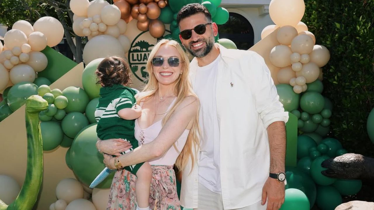 Lindsay Lohan begejstrer fans med billeder fra sin toårige søns fødselsdag