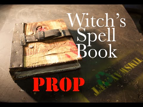Make a Prop Witch's Spell Book from Scrap