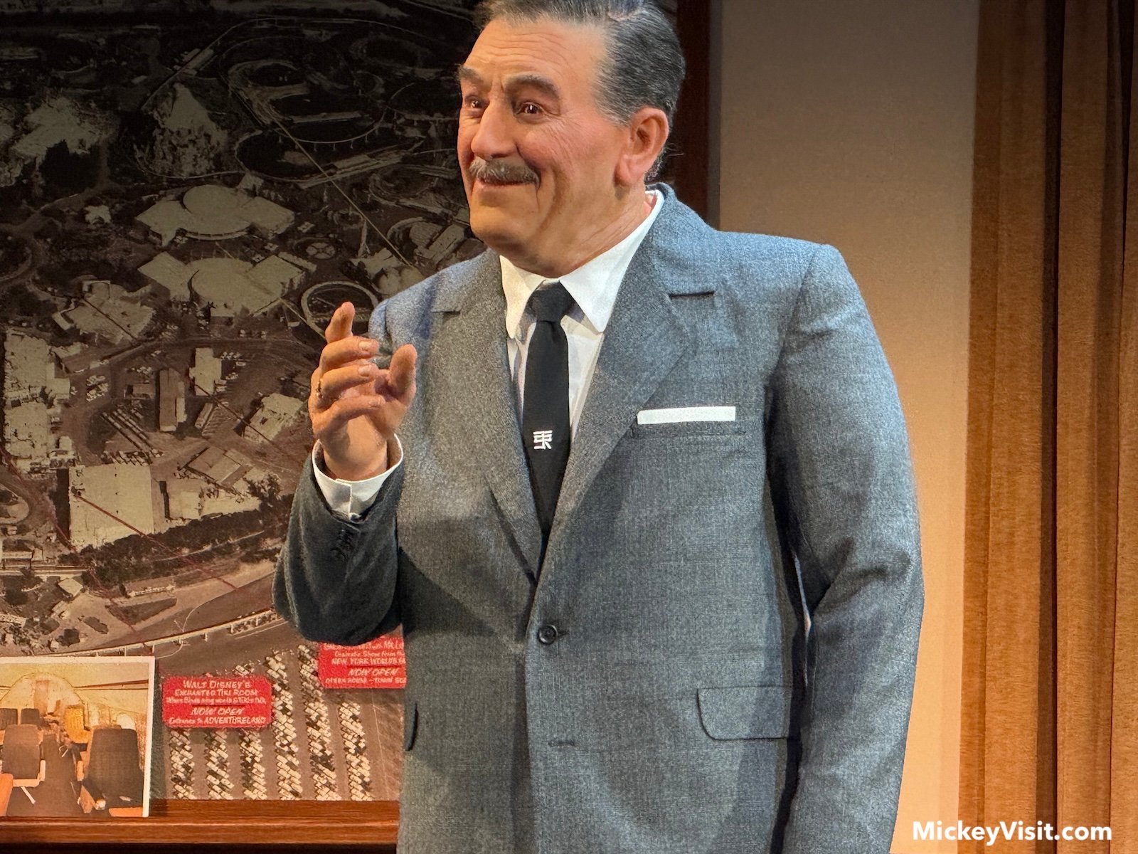First-Ever Audio-Animatronics Figure of Walt Disney Revealed at Disneyland