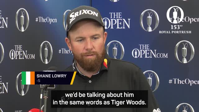 Lowry makes Scheffler-Woods comparison after Open performance