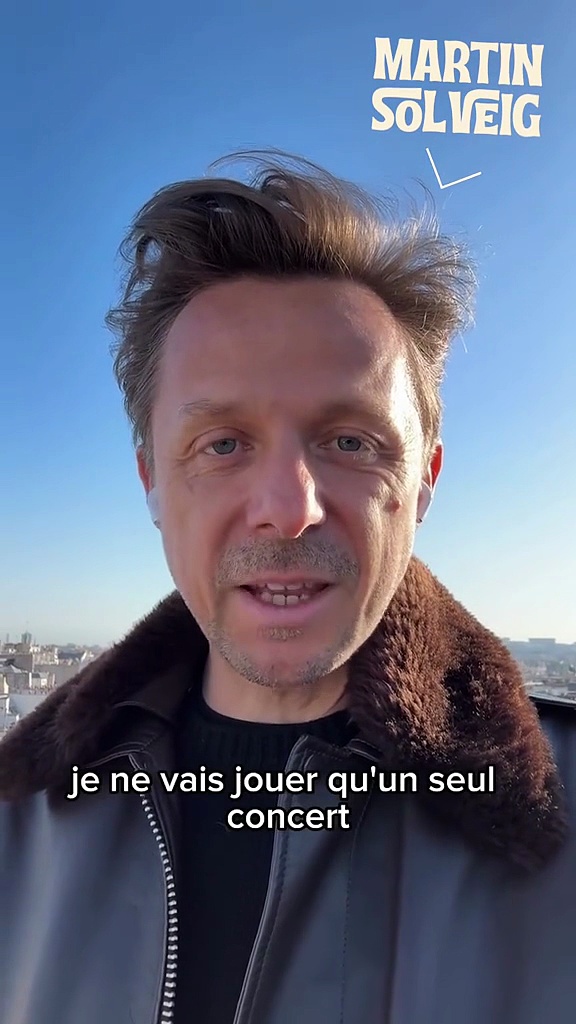 À 48 ans, le DJ Martin Solveig annonce sur la scène des Vieilles ...