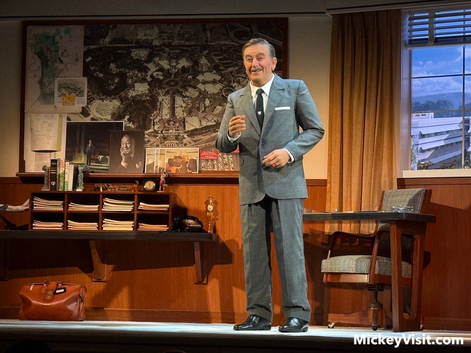First-Ever Audio-Animatronics Figure of Walt Disney Revealed at Disneyland