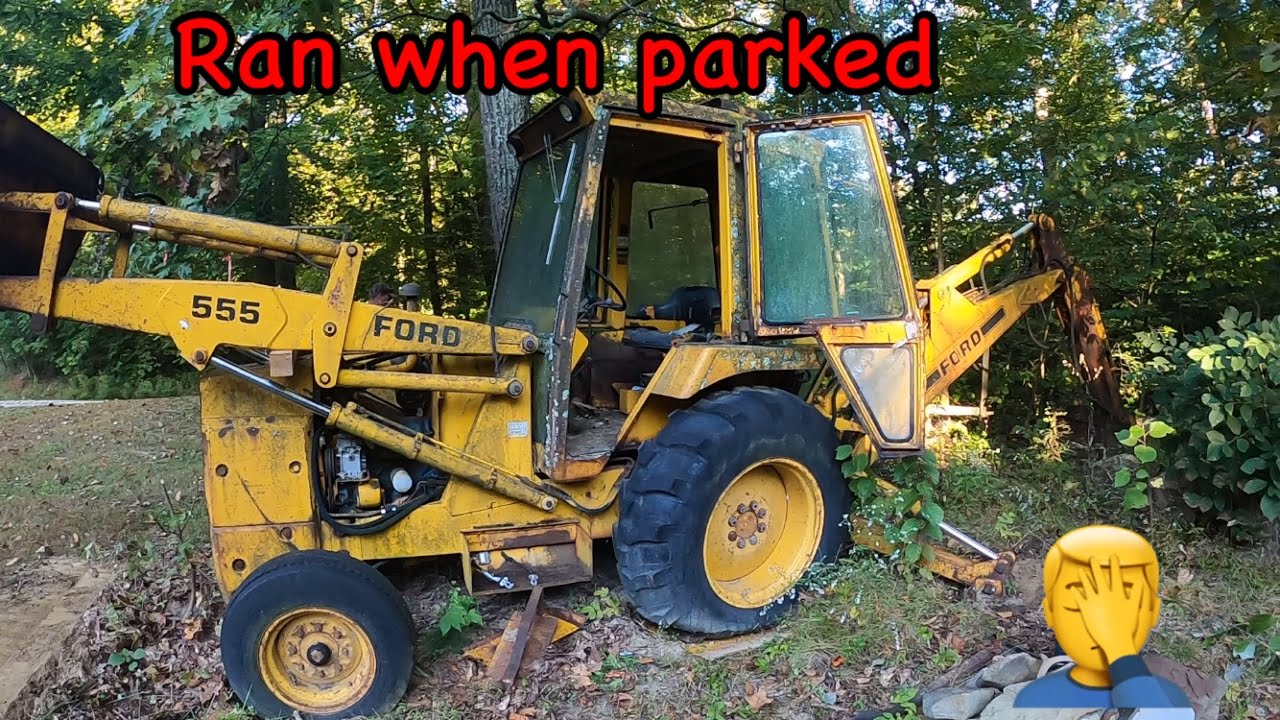 Recovering an Old Ford 555 Loader Backhoe: Can It Be Saved?
