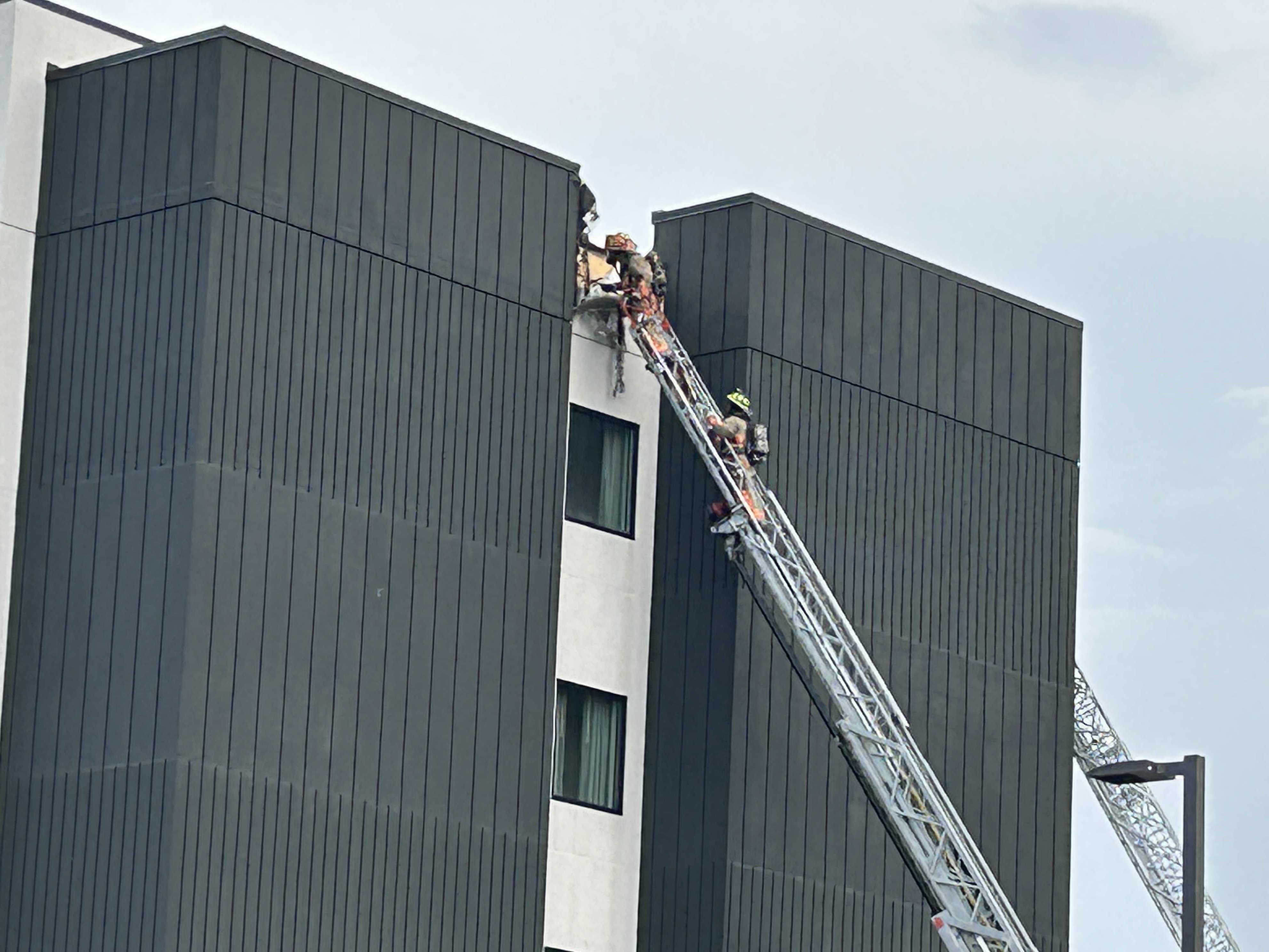 Firefighters respond to hotel fire in Oakley; lightning strike believed ...