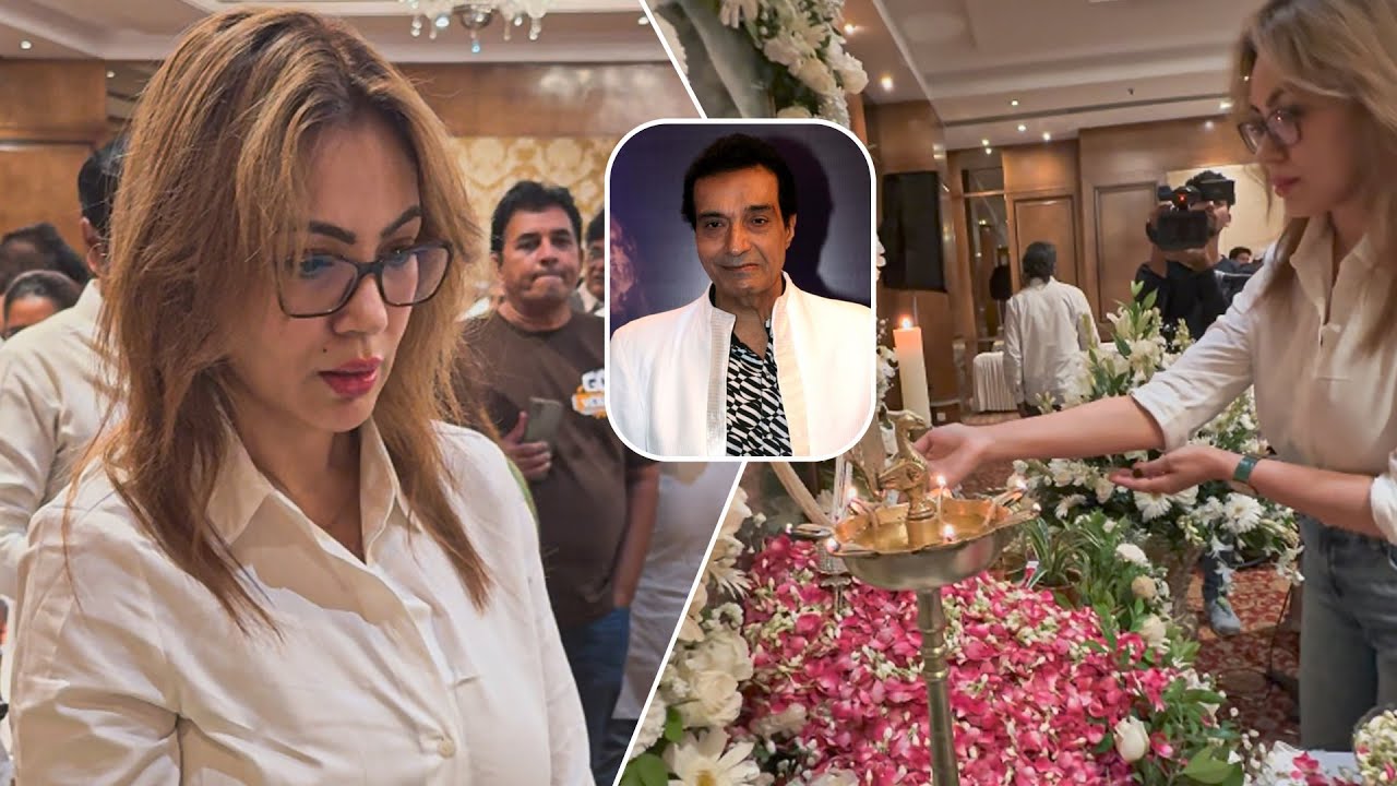 Munmun Dutta Attends Late Director Dheeraj Kumar's Prayer Meet ...