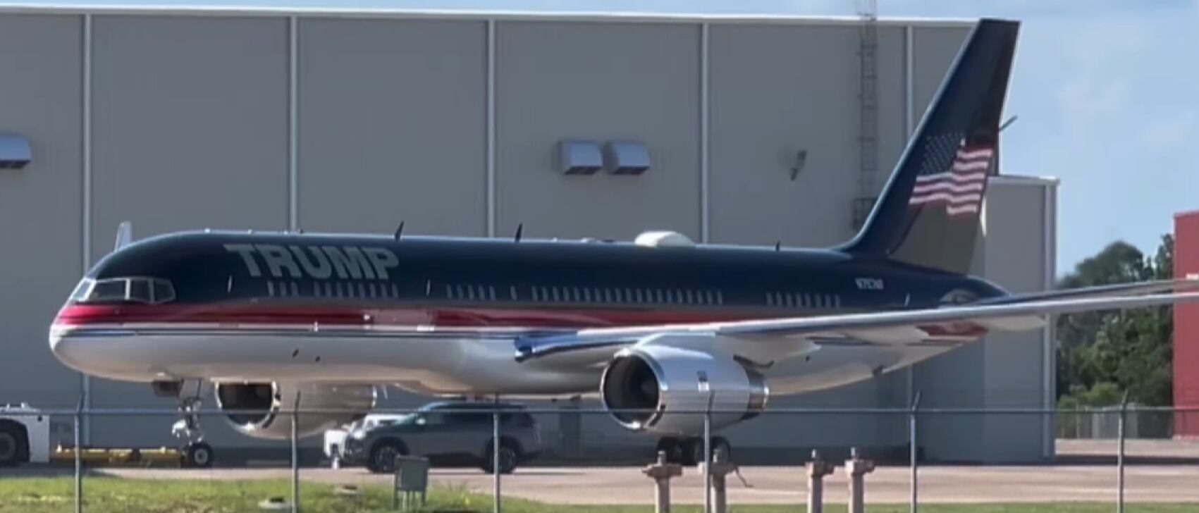 Trump’s personal plane spotted at Chennault