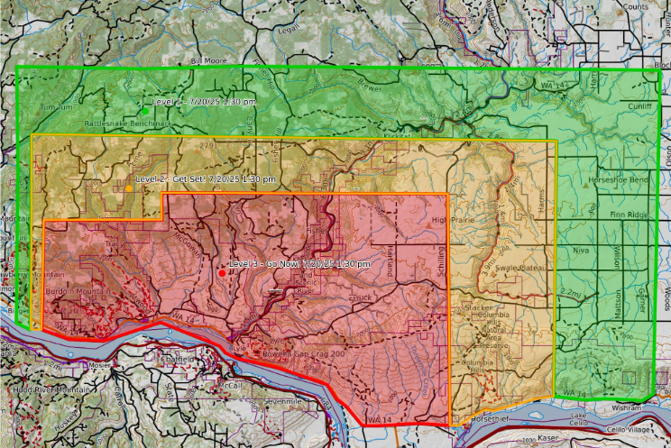 Burdoin Fire explodes to over 6,500 acres, evacuations expanded