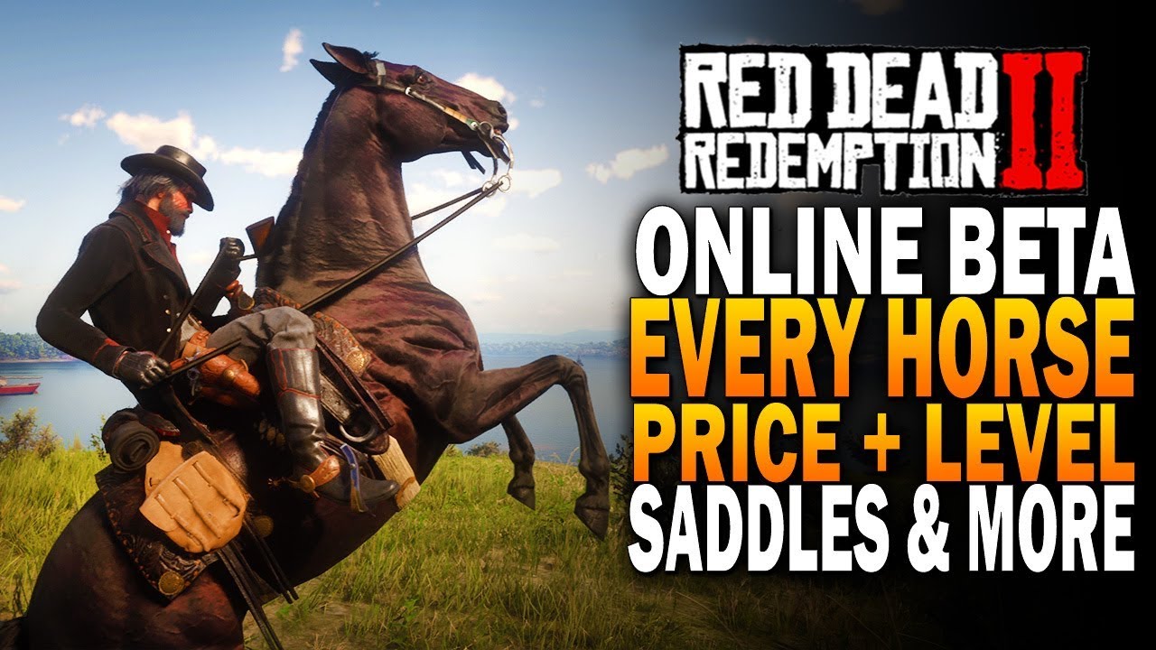 All RDR2 Online Horses & Saddles: Levels & Prices