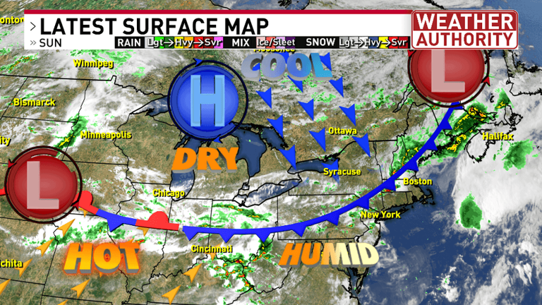 A nice stretch of weather through the middle of the week