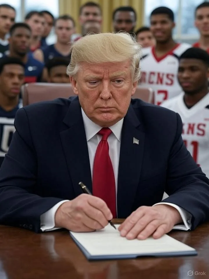 Trump Set to Limit NIL Money for College Athletes with Signing ...