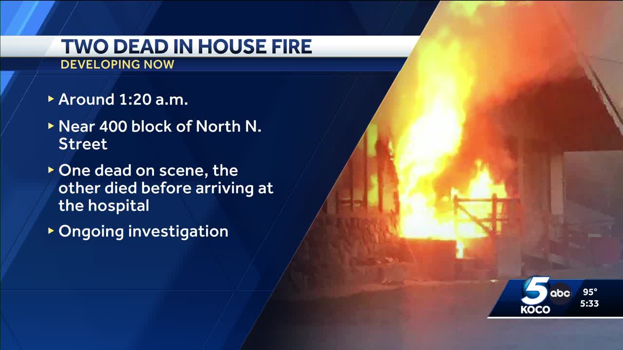 Two dead after fire breaks out at Duncan home
