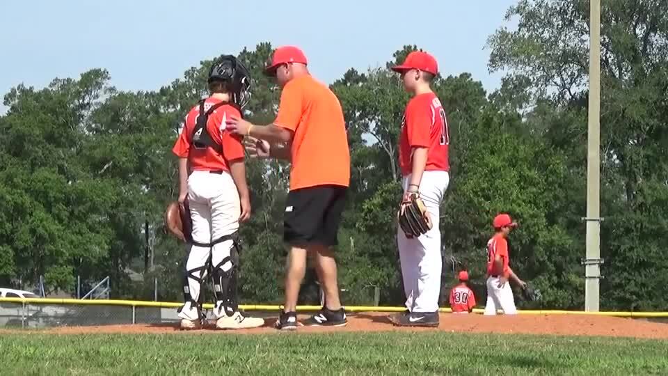 Little League Coach Makes Funny Commentary During Baseball Practice