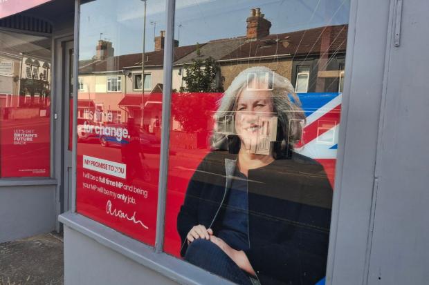 Vandalism hits MPs office in town centre