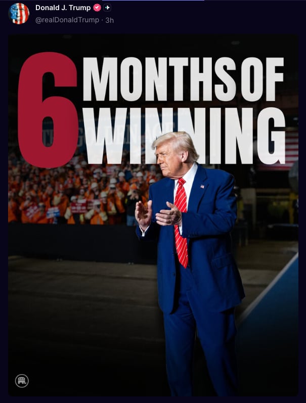 Trump Posts Frenzied Truth Social Rampage on Six-Month Anniversary in ...