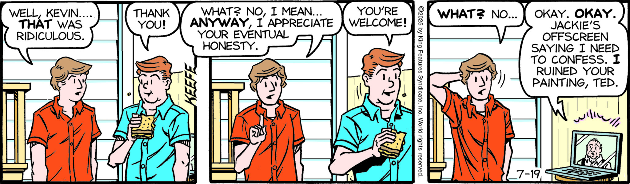 Sally Forth by Francesco Marciuliano; drawn by Jim Keefe