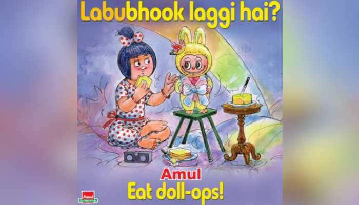 'Labubhook Laggi Hai?': Amul Joins The Labubu Doll Mania