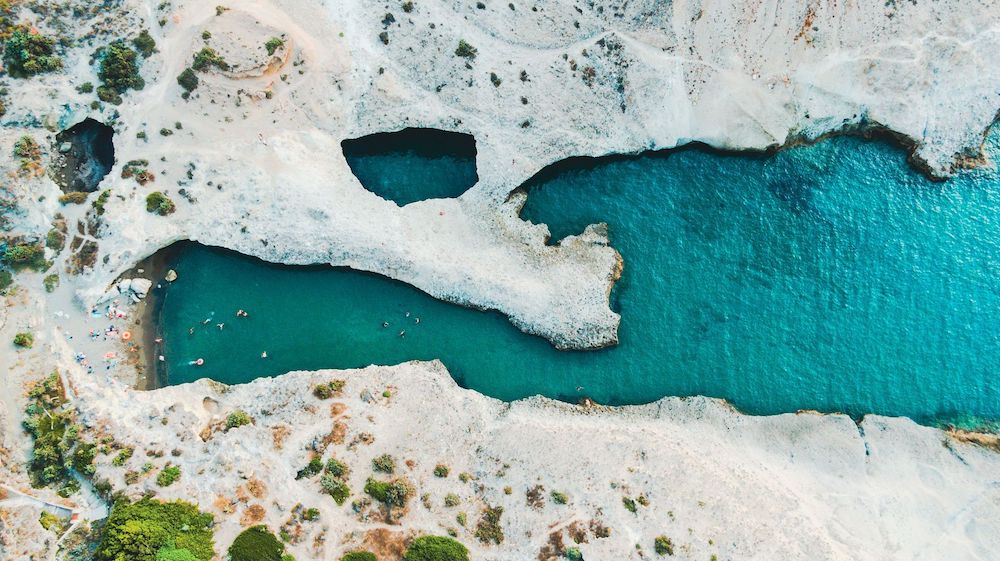 Queste sono le meravigliose spiagge di Milos, forse le più belle di ...