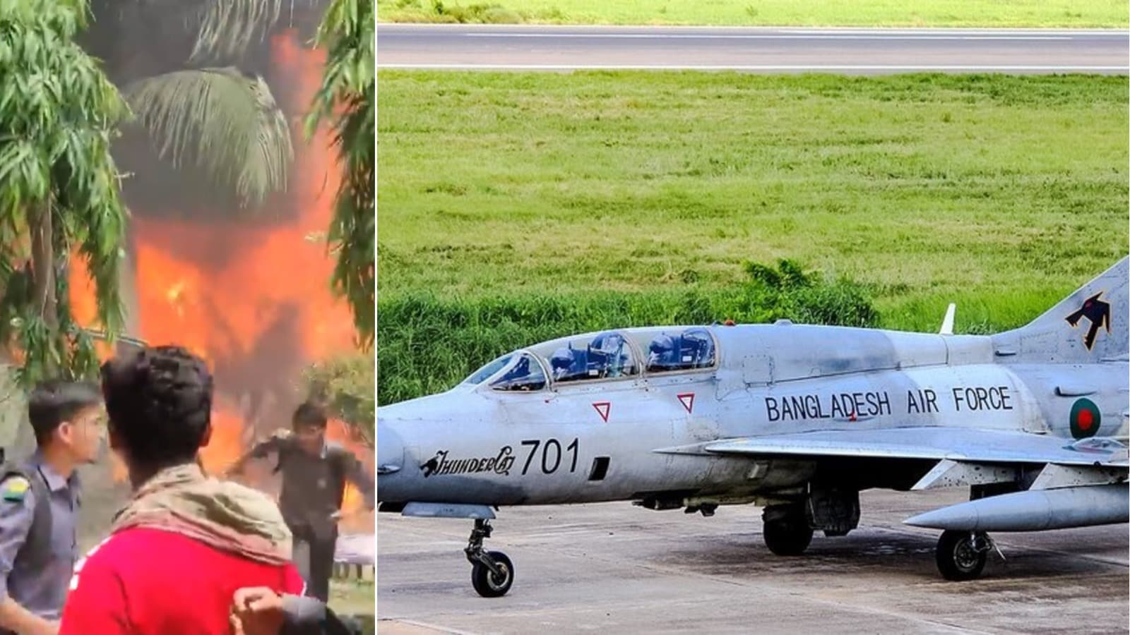 Bangladesh Air Force Jet Crashes Into School in Dhaka's Uttara; Pilot Killed, 4 Injured | Videos ...
