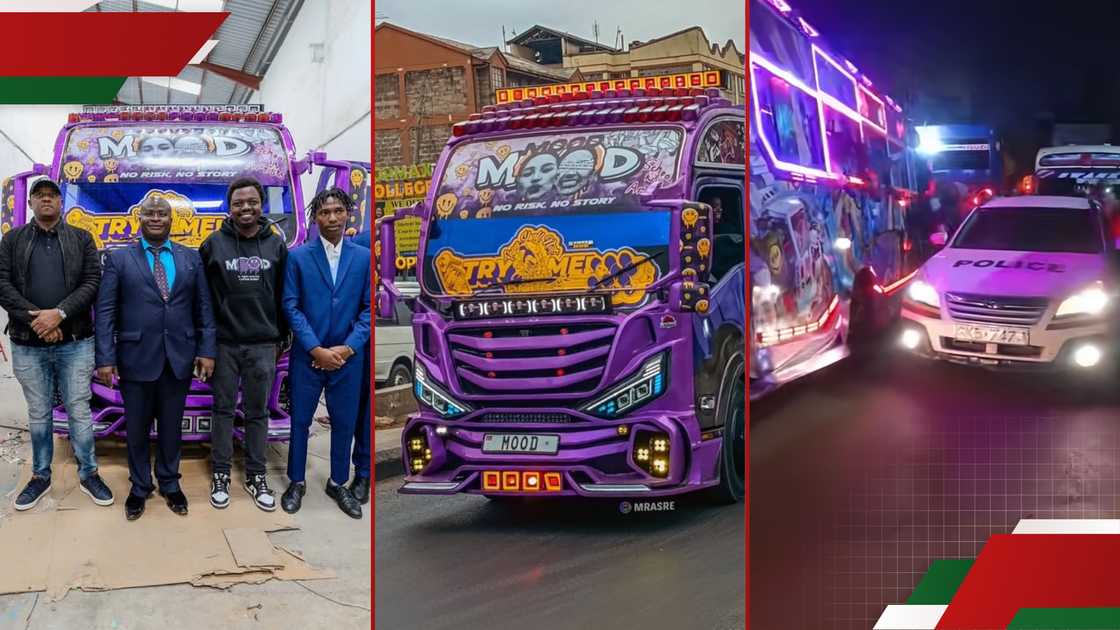 George Ruto's matatu Mood ignites reactions as fans tease police ...