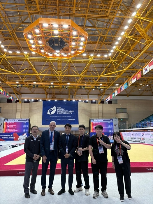 국내 기술력으로 국제 체조대회 운영 성공… ‘램플’의 짐스코어, 제천 아시아 선수권서 첫선