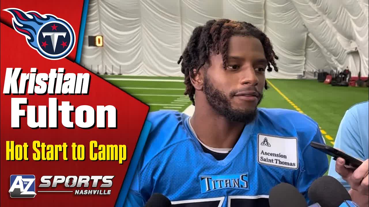 Titans CB Kristian Fulton talks about his hot start to camp, improved ...