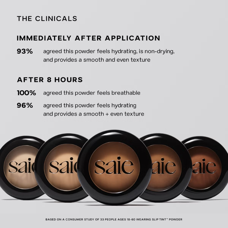 Saie setting powder is the summer glow staple