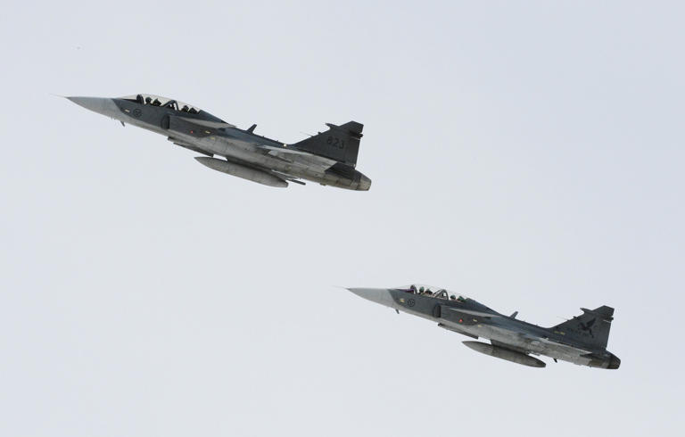 NATO scrambles fighter jets amid 'massive' Russian attacks