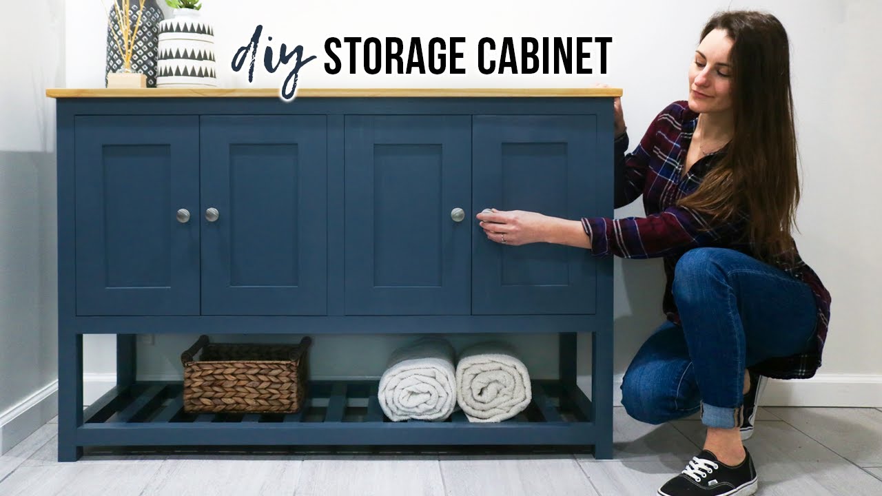 DIY sideboard cabinet for small spaces