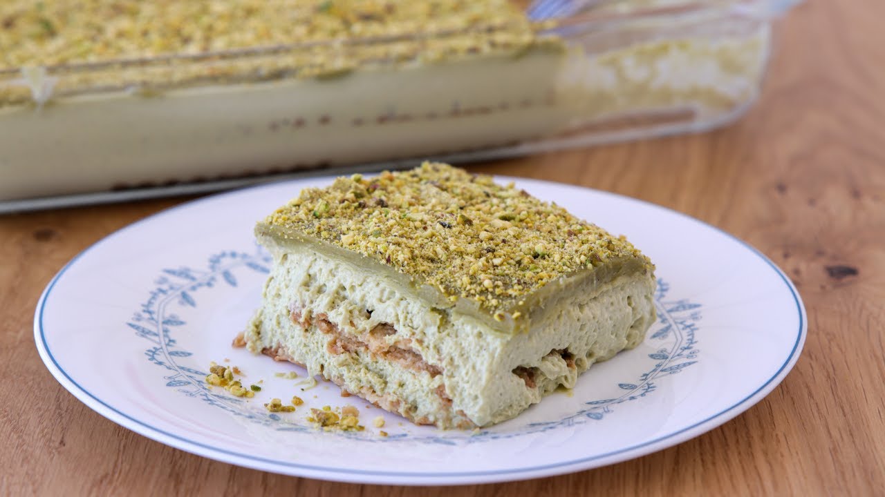 Layered Pistachio Dessert | Easy Pistachio Icebox Cake
