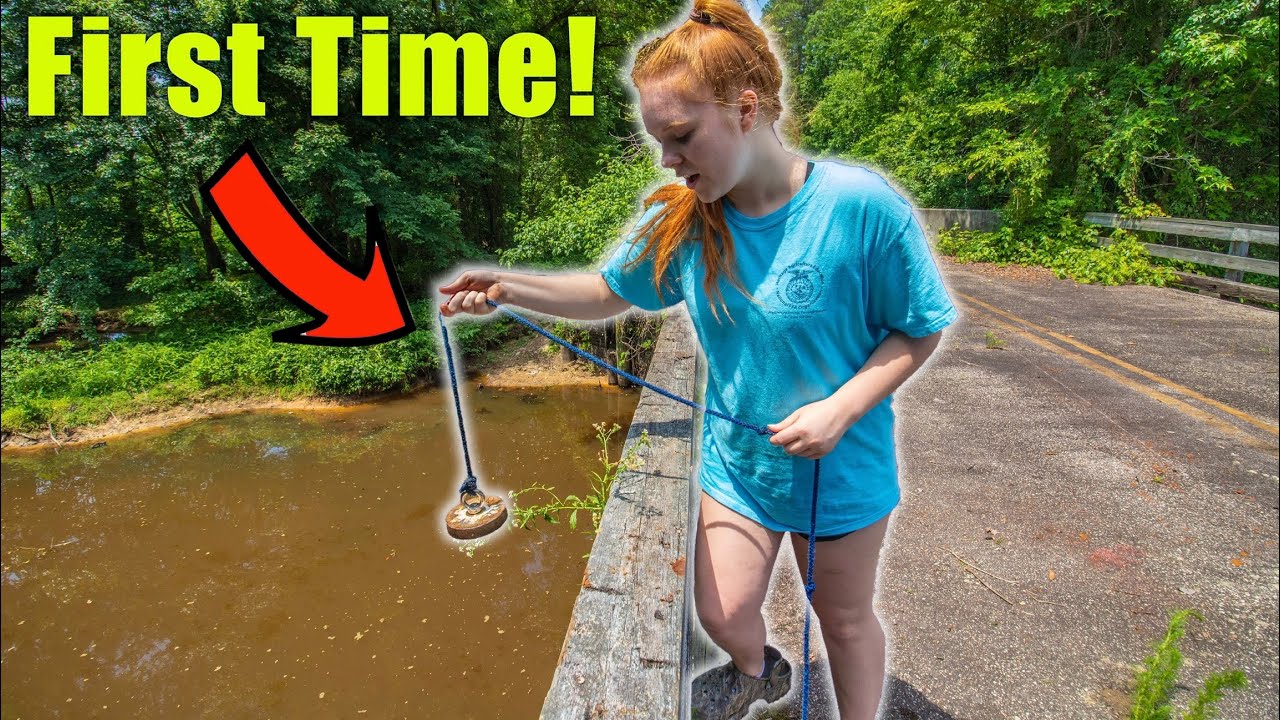 First-Time Magnet Fishing Yields Unexpected Discoveries in Local Waterway