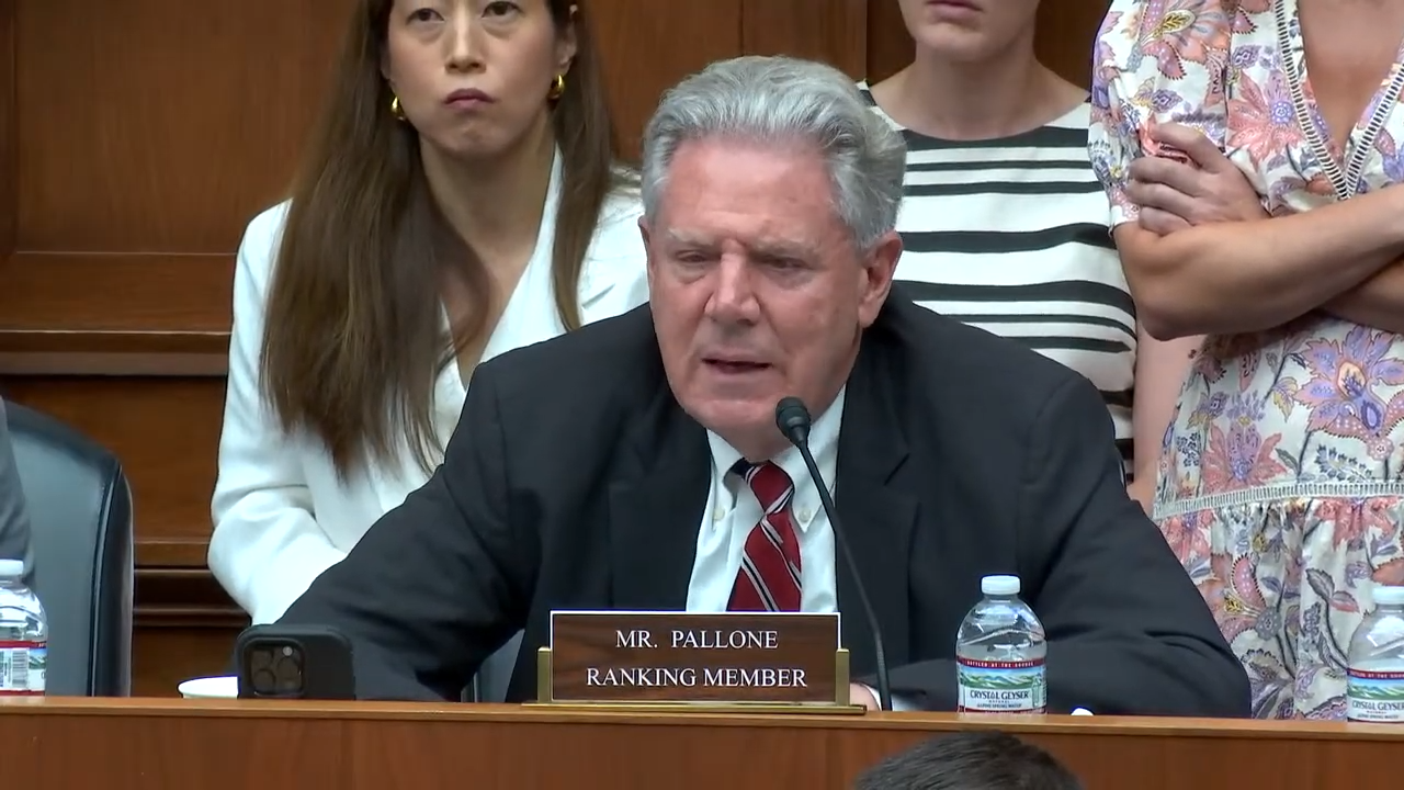 'You Said That You Want To Be Transparent': Rep. Frank Pallone ...