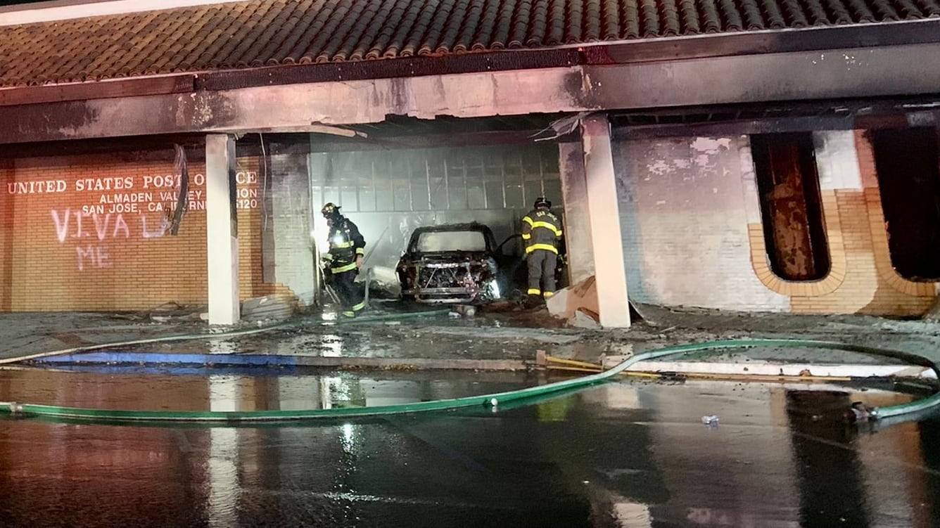NFL Star’s Brother Busted in Fiery Post Office Car Crash